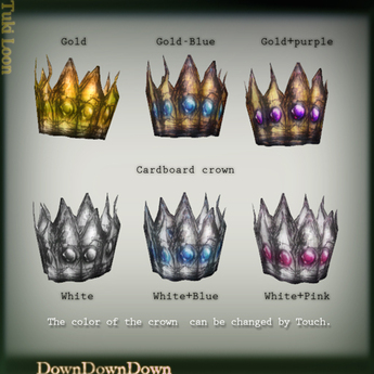 Second Life Marketplace - Cardboard crown_DEMO
