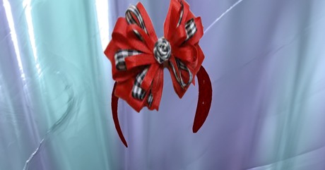 Second Life Marketplace - red bow head ban