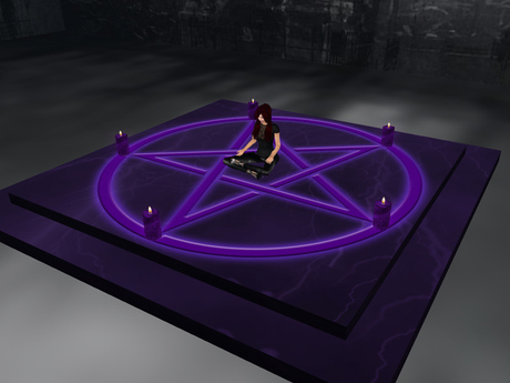 Second Life Marketplace - Purple Lightning Gothic Meditation Summoning ...