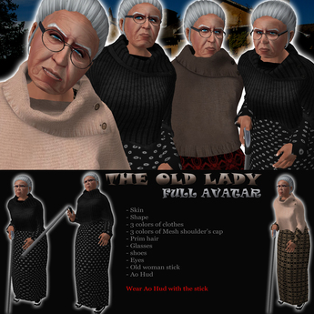 Second Life Marketplace - **OLD LADY