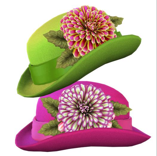 Second Life Marketplace - The Mad Hattery Set of Bright Marigold ...