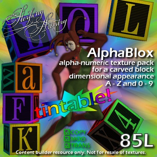 Second Life Marketplace - sa Texture Resource AlphaBlox