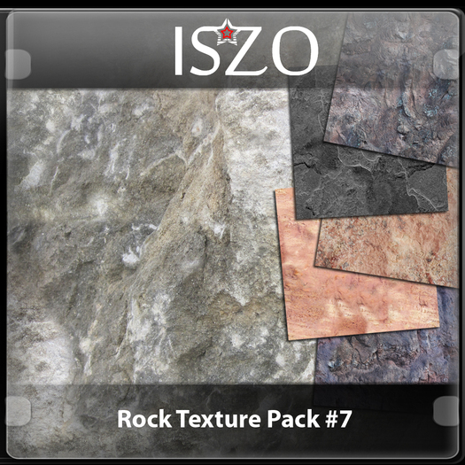 Second Life Marketplace - ISZO - Rock Texture Pack #7