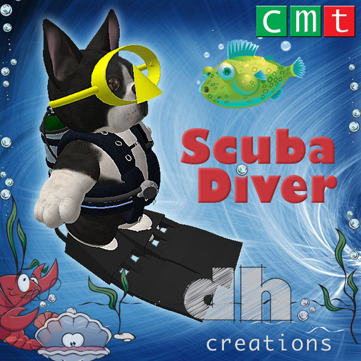 Second Life Marketplace - tiny scuba diver outfit ~ dh creations [ boxed ]