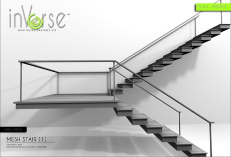 Second Life Marketplace - ☰ inVerse ☰ Stair #1 for developers