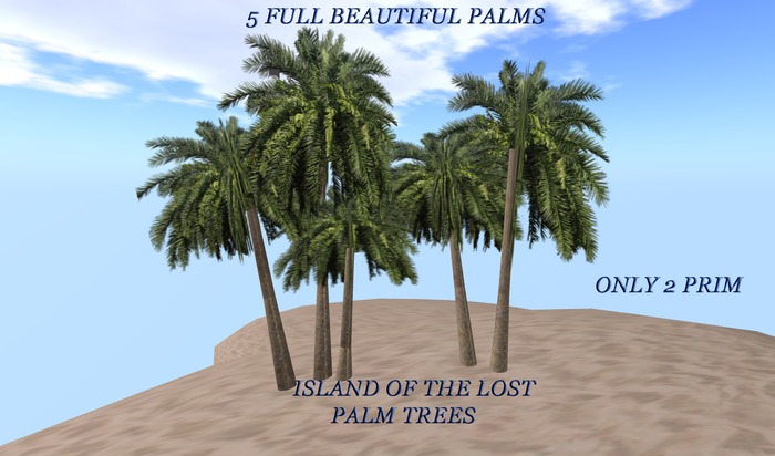 Second Life Marketplace - ISLAND OF THE LOST PALM TREES