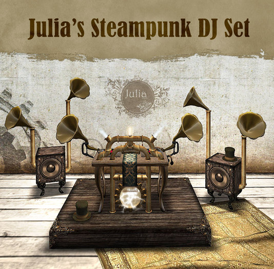 Second Life Marketplace - Julia's Steampunk DJ Set