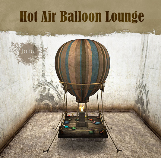 Second Life Marketplace - Julia's Hot Air Balloon Lounge