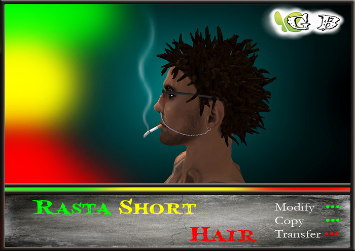 Second Life Marketplace - .: Rasta Short Hair :. Box
