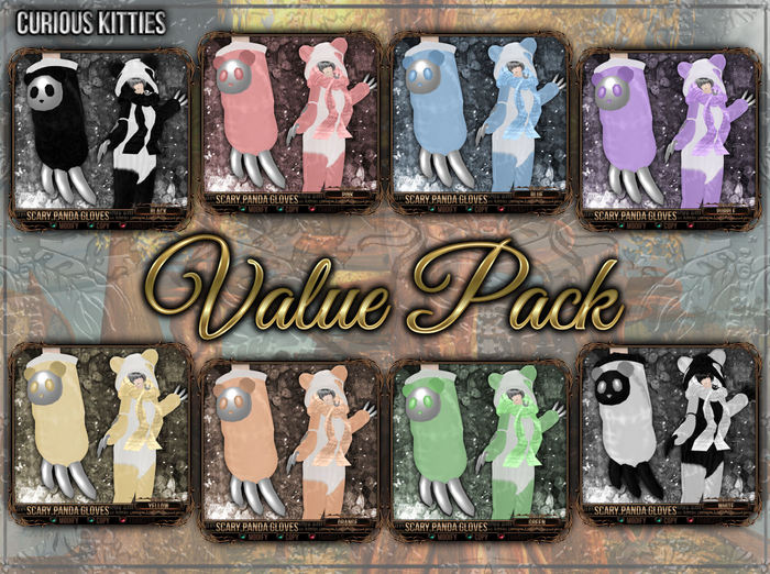 Second Life Marketplace - [Mesh] =^.^= Curious Kitties - Scary Panda ...