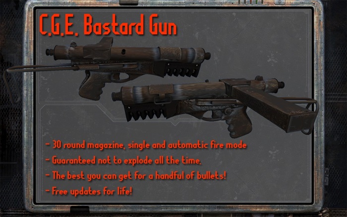 Second Life Marketplace - C.G.E. Bastard Gun
