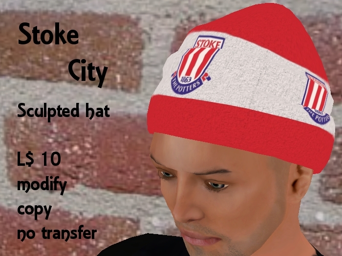 Second Life Marketplace - Stoke City FC Wooly Hat