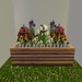 Second Life Marketplace - RG FLOWER BOX 3 X 6 WOOD WHITE CENTER 14 PRIM T