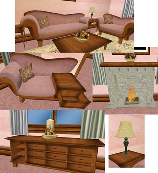 Second Life Marketplace - {Bratty Home} Regal Sitting Room