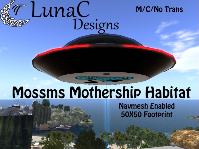 Second Life Marketplace - Mossms Mothership Replica by LunaC
