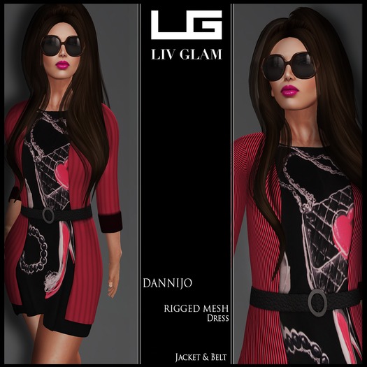 Second Life Marketplace - [LIV Glam] Boutique-Spring 2013-DANNIJO Print ...