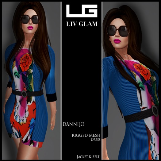 Second Life Marketplace - [LIV Glam] Boutique-Spring 2013-DANNIJO Print ...
