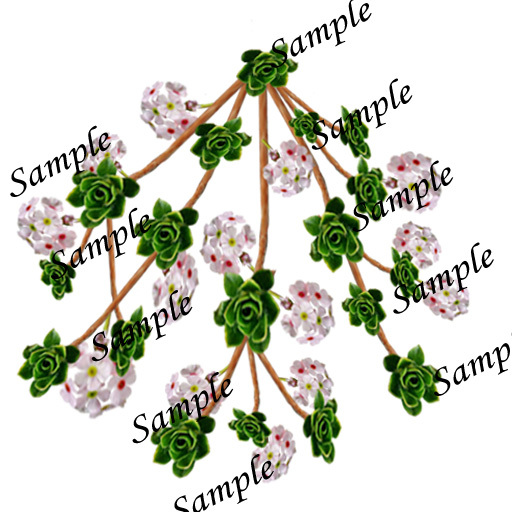 Second Life Marketplace - leaves and flowers -Androsace brigantiaca ivy ...