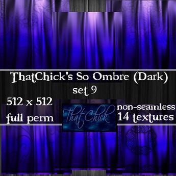 Second Life Marketplace - ThatChick's So Ombre (Dark) Set 1