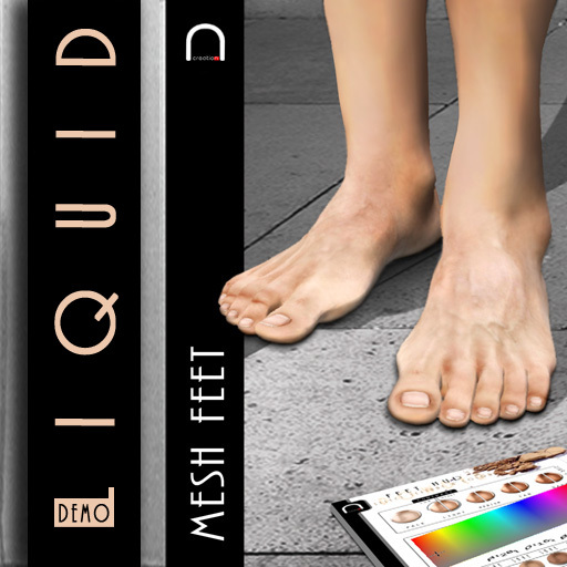 Second Life Marketplace - n-creation male mesh feet demo