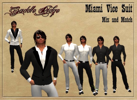 Second Life Marketplace - MiamiVice - White suit