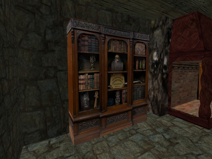 Second Life Marketplace - Witch bookcase, magic forest home/ garden ...
