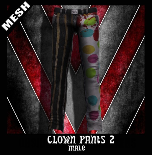 Second Life Marketplace - FK! - Clown Pants 2 Male