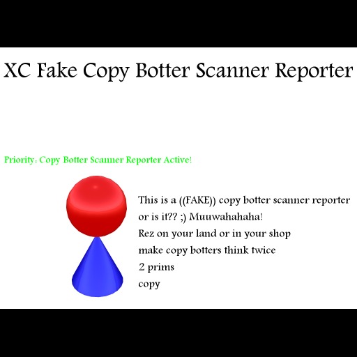 Second Life Marketplace - XC Fake Copy Botter Scanner Reporter