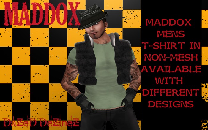 Second Life Marketplace - DaZeD DeZineZ Maddox Green Mens