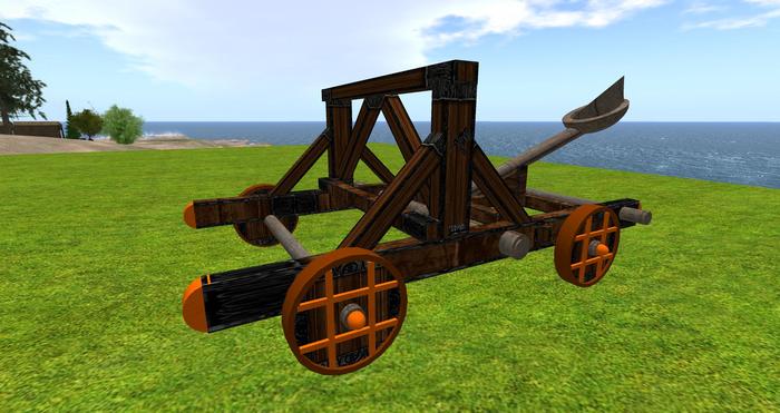 Second Life Marketplace - Metamaze medieval catapult v 2.0