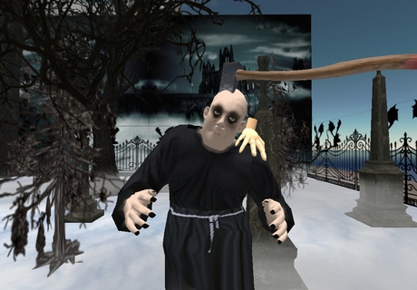 Second Life Marketplace - Fester Addams avatar,horror-gore -halloween ...