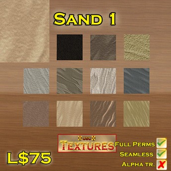Second Life Marketplace - USC Textures - Sand 1