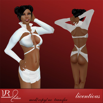 Second Life Marketplace - VR - Licentious (White)