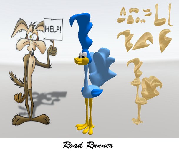 Second Life Marketplace - *Diesel Magic* road runner sculpted maps