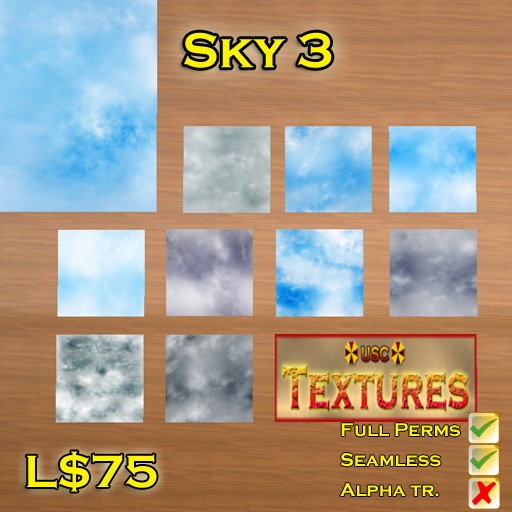 Second Life Marketplace - USC Textures - Sky 3