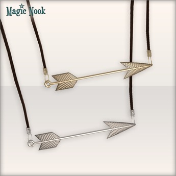 Second Life Marketplace - [MAGIC NOOK] Navajo Arrow Necklace (Silver)