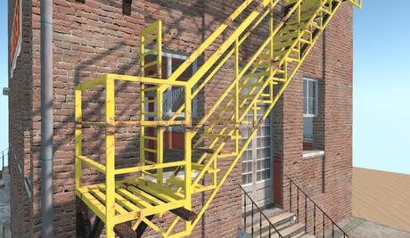 Second Life Marketplace - Fire stairs V8M