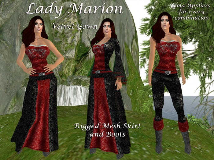 Second Life Marketplace - Lady Marion Outfit