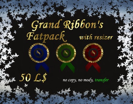 Second Life Marketplace - Grand Ribbon's Fatpack