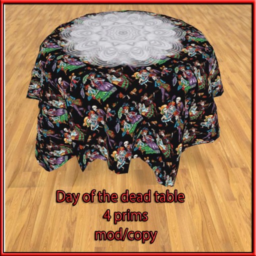 Second Life Marketplace - day of the dead table