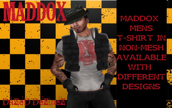 Second Life Marketplace - DaZeD DeZineZ Maddox Gray Devilish Mens
