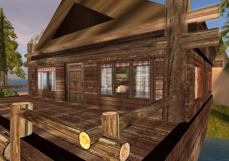 Second Life Marketplace - LOG CABIN DELUXE (61 PRIMS) BOXED - DIVERSITY ...