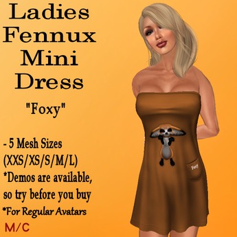 Second Life Marketplace - SRC Fennux Mini Dress (DEMO)