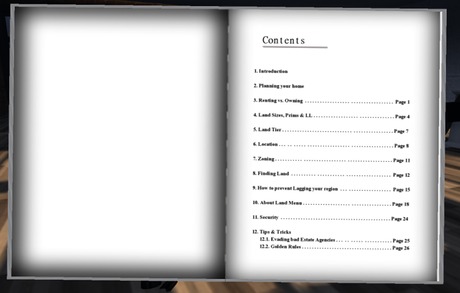 Second Life Marketplace - ! SR Guide - Your First Home Book HUD