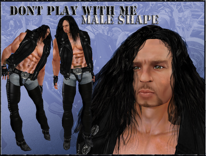 Second Life Marketplace - Male thick shape "Dont Play With Me" for ...