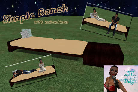 Second Life Marketplace - Simple Bench