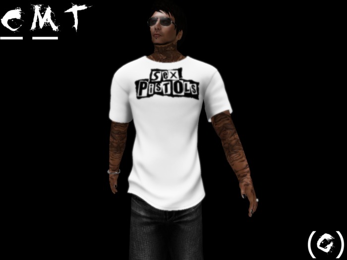 Second Life Marketplace Grime Sex Pistols Mesh Band T Shirt