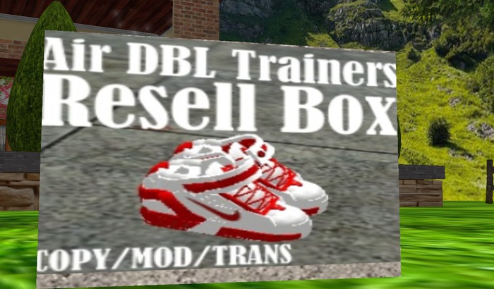 Second Life Marketplace - AIR DBL TRAINING SHOES RESELL BOX-FULL PERMS