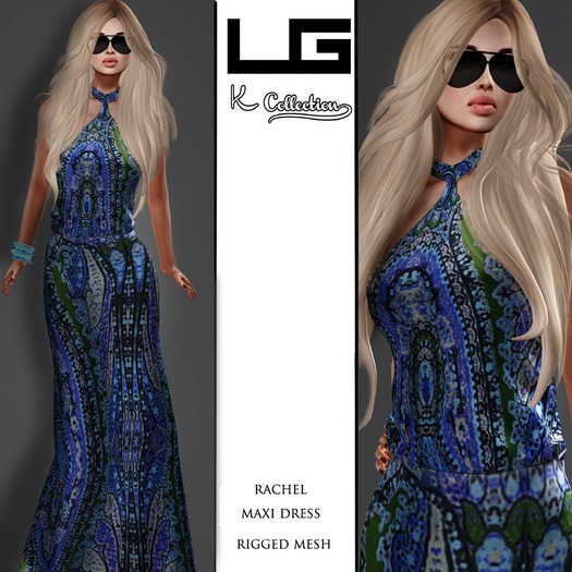 Second Life Marketplace - [Liv-Glam] K collection Rachel maxi dress