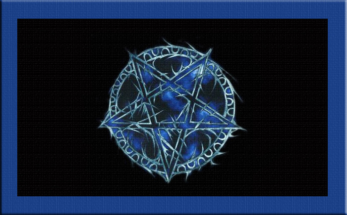 Second Life Marketplace - blue pentagram rug